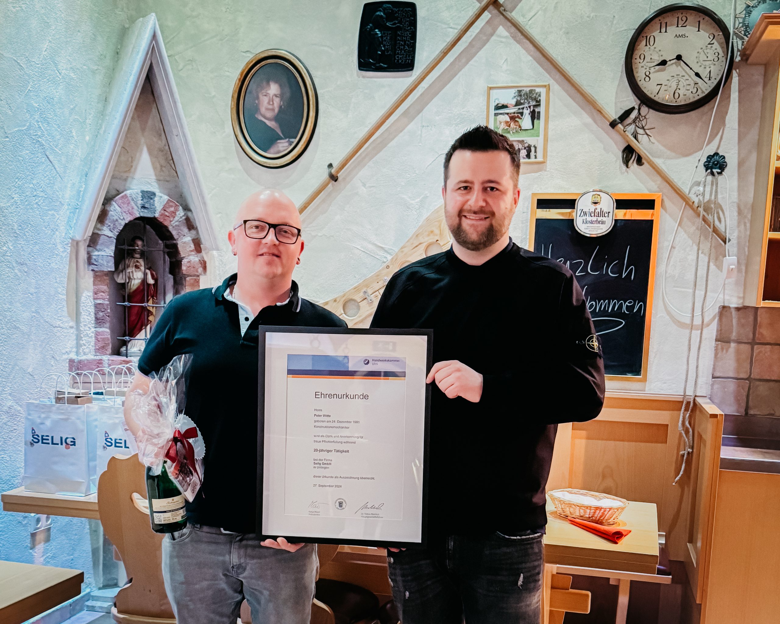 20 Jahre im Team – Danke, Peter! - SELIG GMBH
